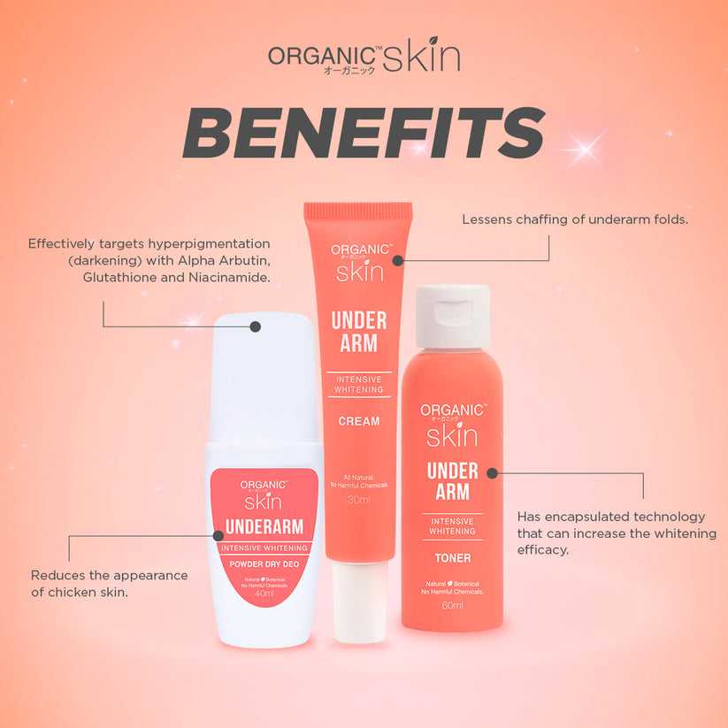 Organic Skin Japan Intensive Whitening Underarm 3-Steps